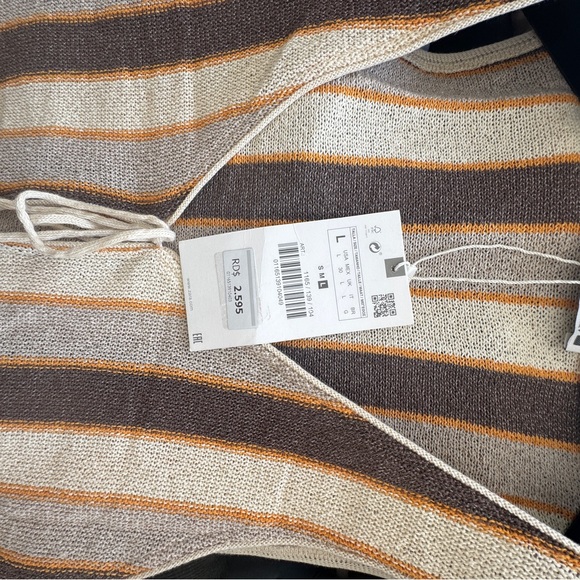 Zara | Swim | Zara Striped Knit Maxi Cover Up | Poshmark